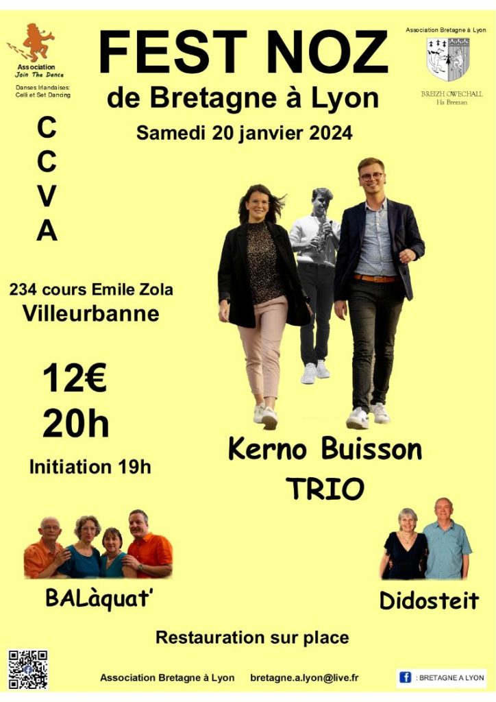 Fest-noz Bretagne à Lyon – Les Bretons de Lyon
